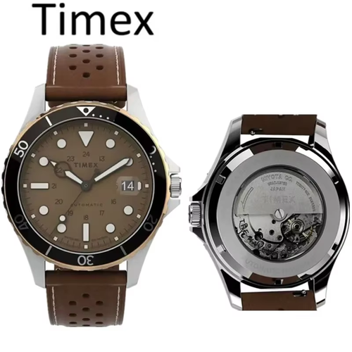 TIMEX Automatic Men's Watch Stainless Steel Waterproof Dive Business ...