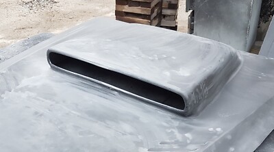 6" Stage 2 6 Pack Style SHOWCARS Hood Scoop Universal Fit | Black ...