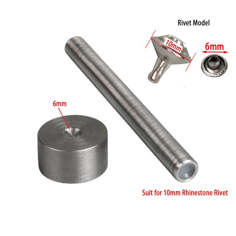 Leather Rhinestones Rivets Hand Die Tool Press Stud Setter For Bag ...