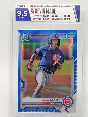 Kevin Made 1st Bowman Blue /150 HGA 9.5 | eBay