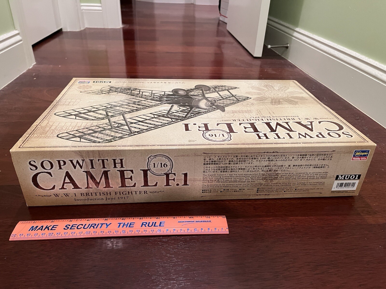 Hasegawa Sopwith Camel F.1 WW1 1/16 British Fighter Military Aircraft ...