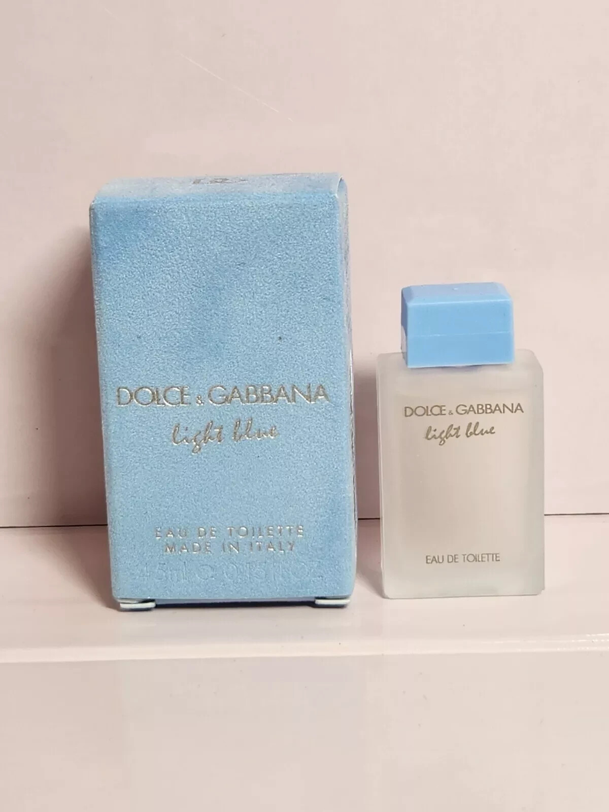 Dolce & Gabbana Light Blue EDT Eau De Toilette MINI Dasher Splash 4.5 ...