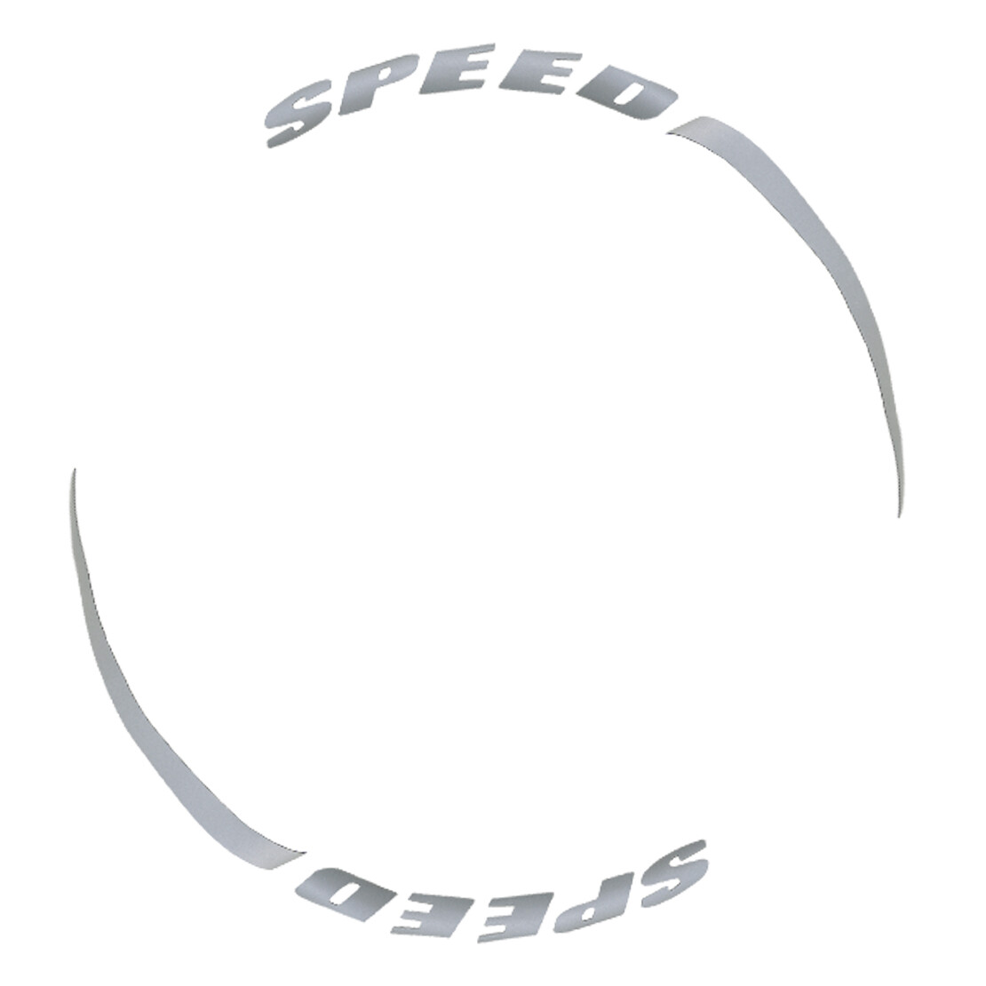 SPEED Reflective Tire Lettering Sticker 15"-22" Glow At Night 8 Kits ...