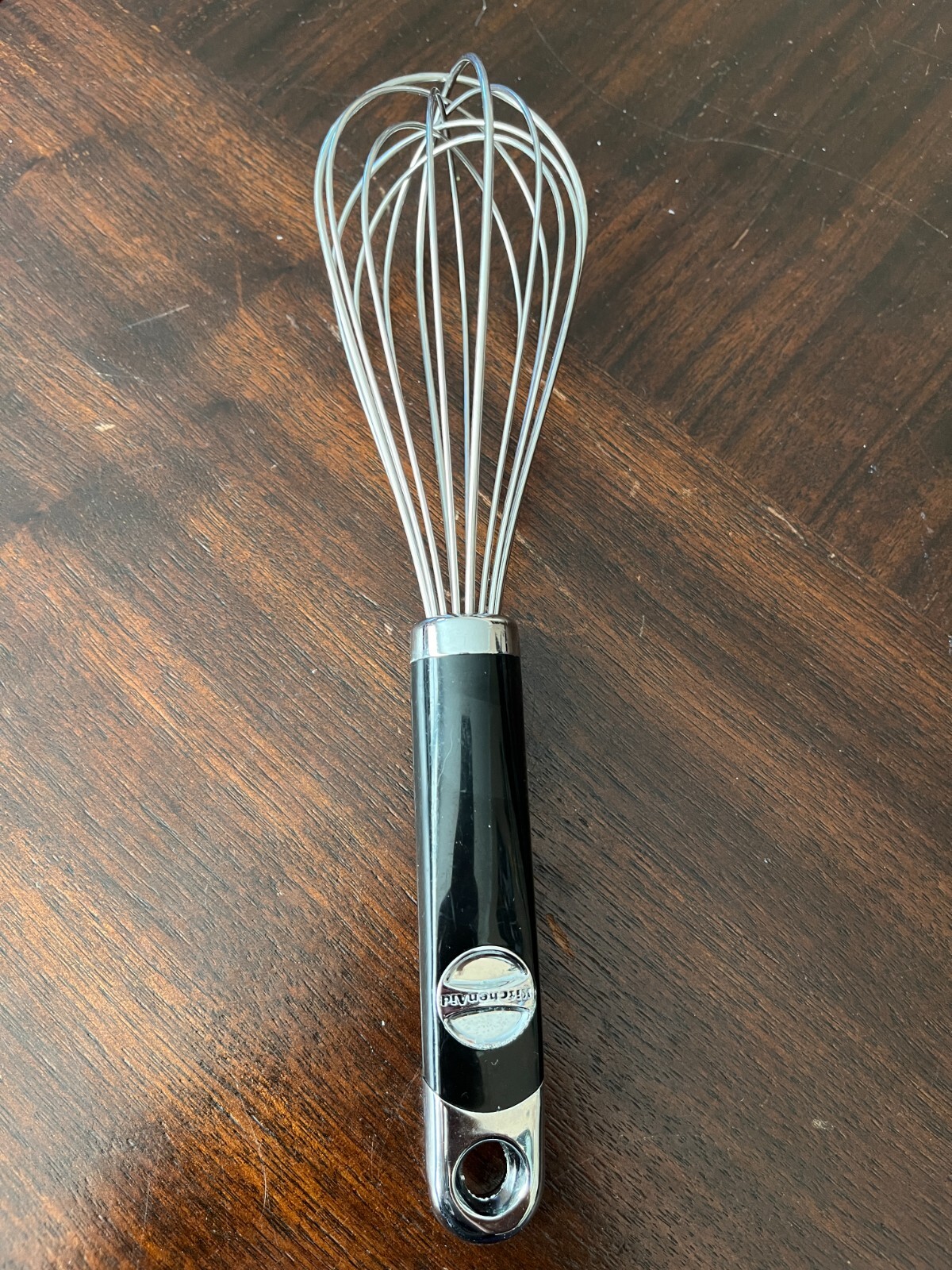 Kitchenaid Stainless Steel Utility Whisk with Black Handle, Dishwasher ...