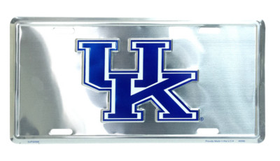 University of Kentucky Wildcats Anodized Aluminum Metal License Plate ...