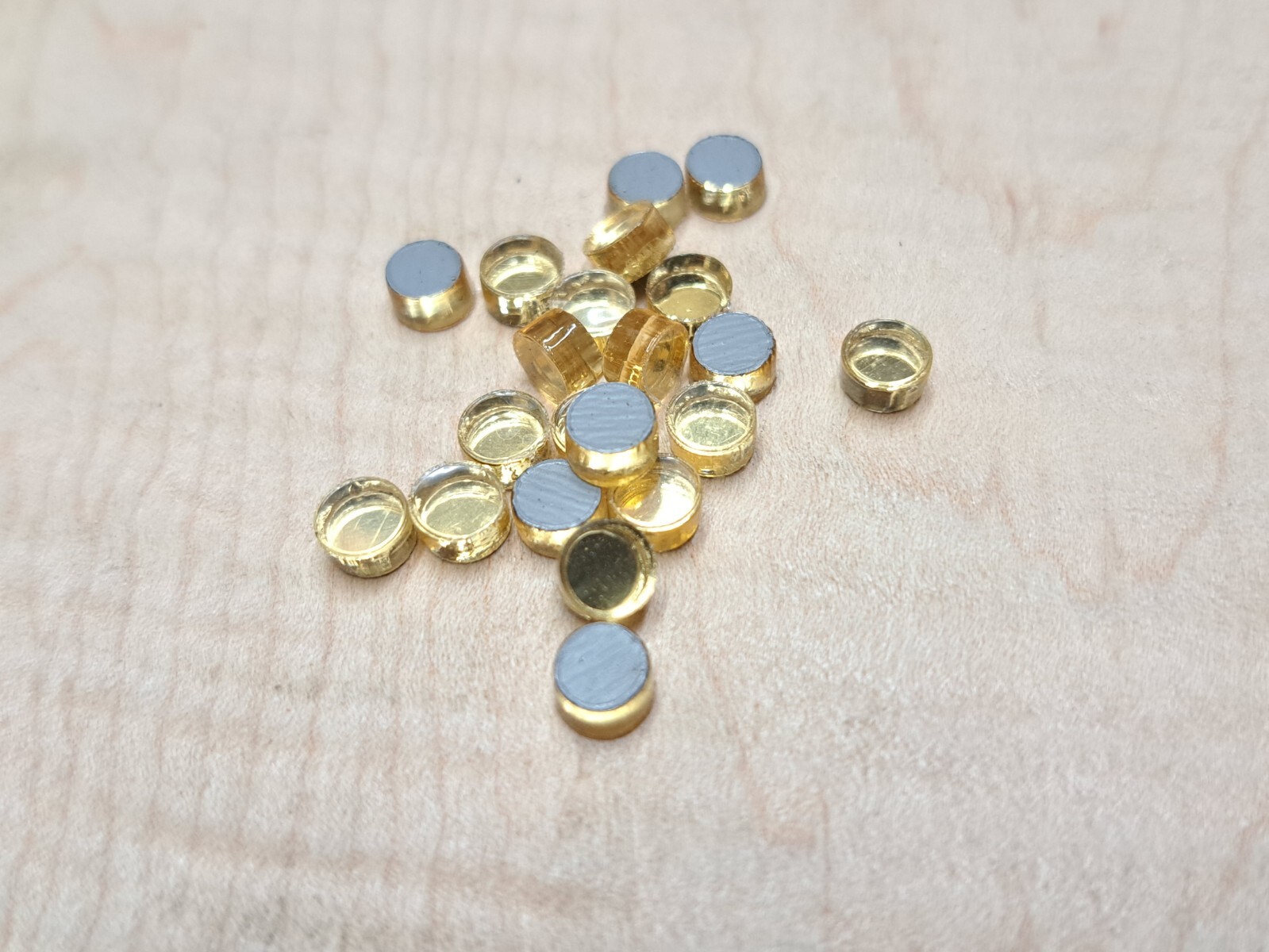 Gold Mirror Acrylic Guitar Dots Dot Inlays 1/8" 4mm 5mm 6mm 1/4" 7mm ...