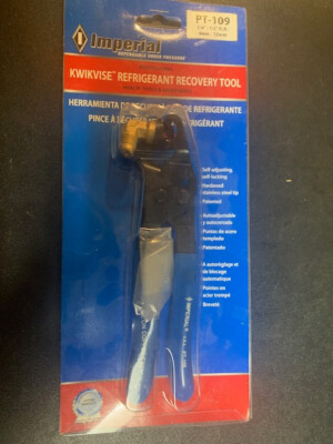 Imperial Tools PT109 Kwik-Vise Refrigerant Recovery Tool | eBay