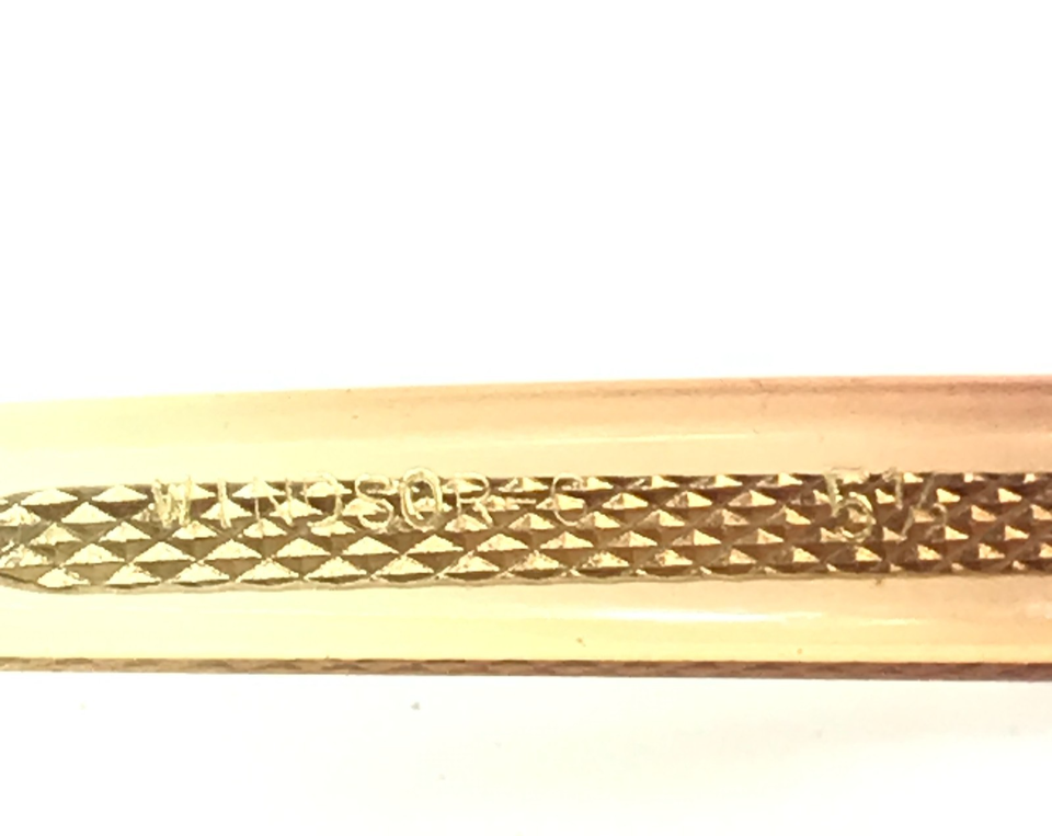 Vintage Windsor C Eyeglasses Frames Brown Orange Yellow Fade Square 52 ...