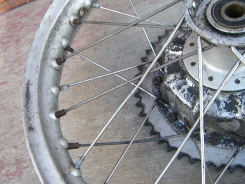 WHEEL VINTAGE TRIALS BIKE BULTACO MONTESA OSSA MOTORCYCLE MOTOCROSS ...