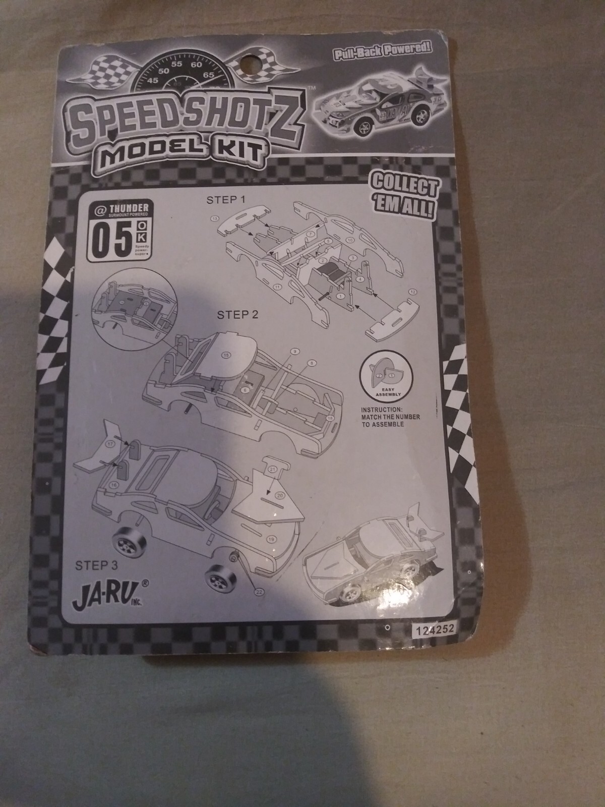 Speed Shotz Grit 06 Model Kit #53866 JA-RU 1240419 Pull Back Power for ...