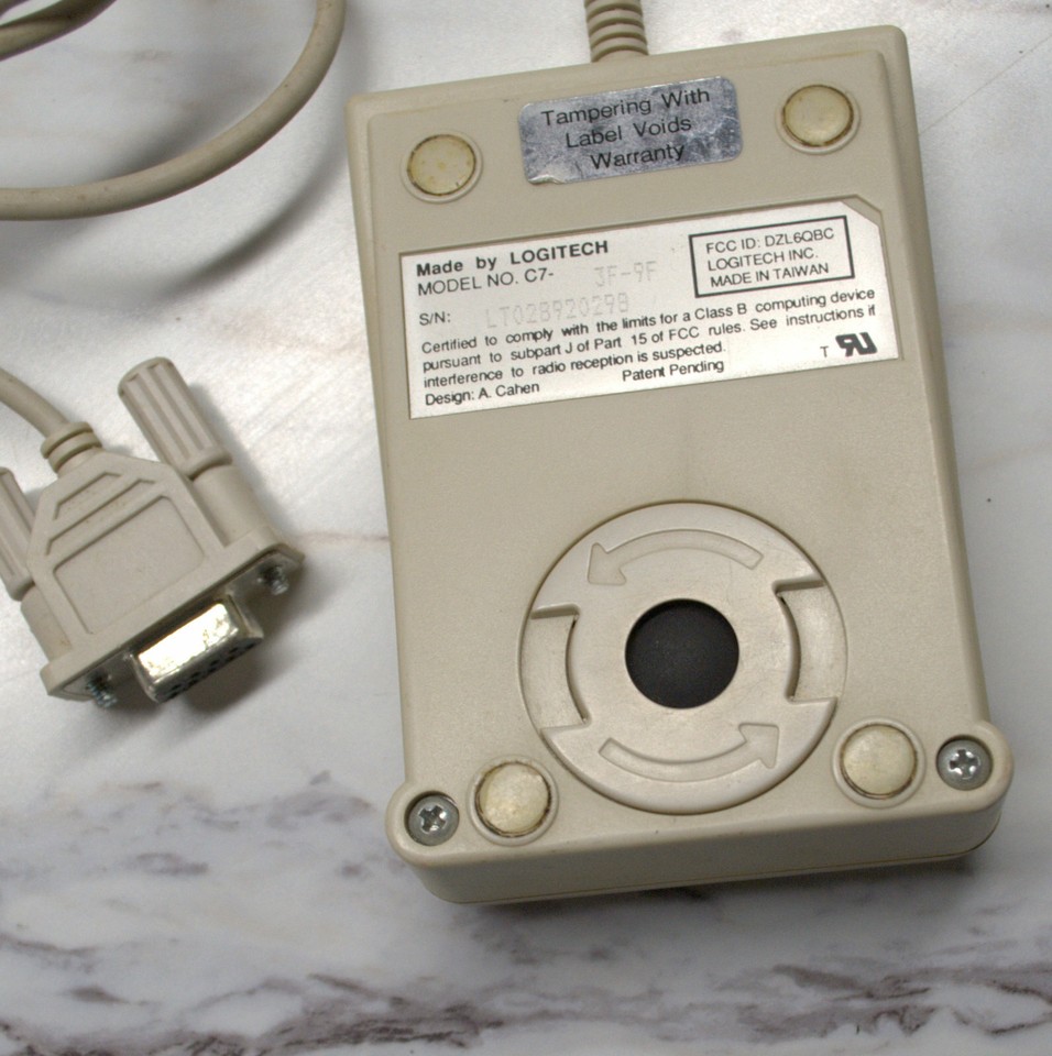 Original Logitech Mouse 9 Pin Serial Mdl C7-3F-9F - ships worldwide! | eBay