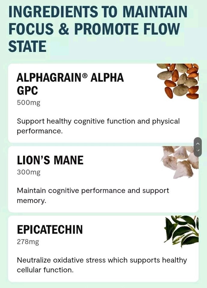 Thesis Nootropics Supplements - Clarity (1 box) Best seller | eBay