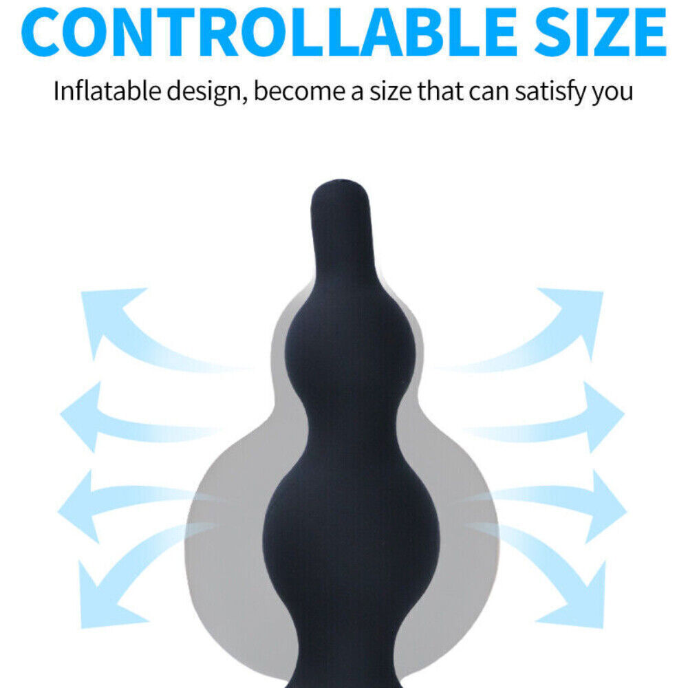 Inflatable-Expandable-Enema-Plug-Douche-Anal-Colon-Cleanse-Cleansing ...