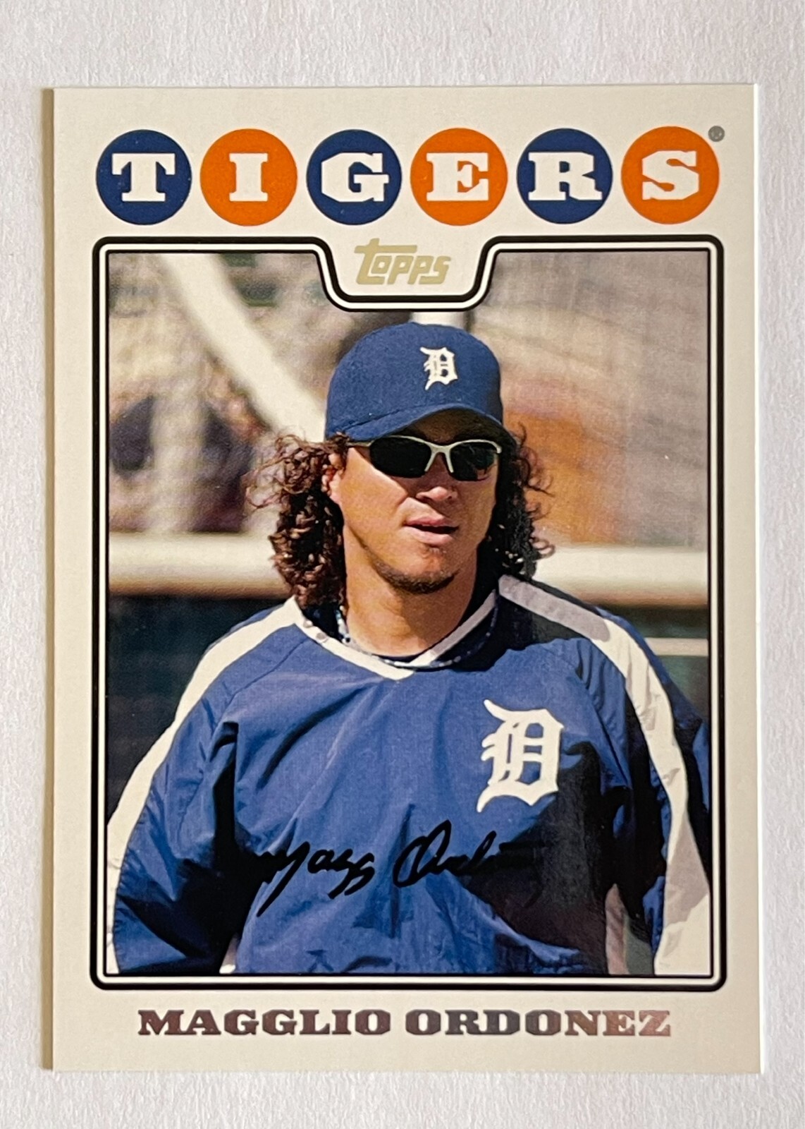 TOPPS 2008 MAGGLIO ORDONEZ #145 OUTFIELD DETROIT TIGERS BASEBALL CARD ...