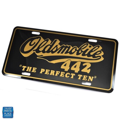 1964-1987 Olds 442 Accessory License Plate Oldsmobile 442 The Perfect ...