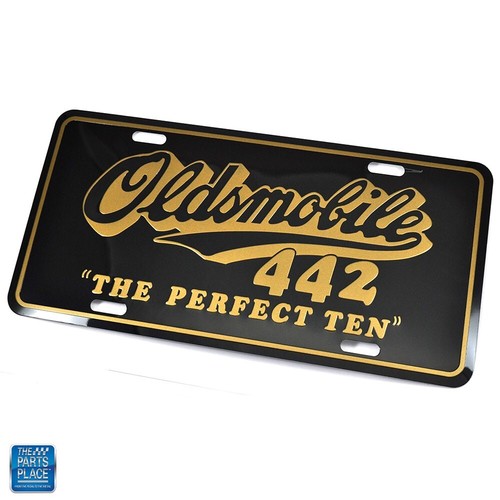 1964-1987 Olds 442 Accessory License Plate Oldsmobile 442 The Perfect ...