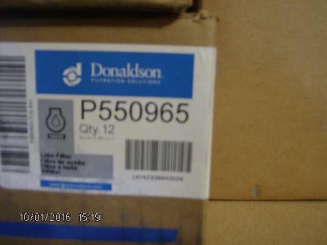 DONALDSON P550965 - cross reference oil filters | oilfilter ...