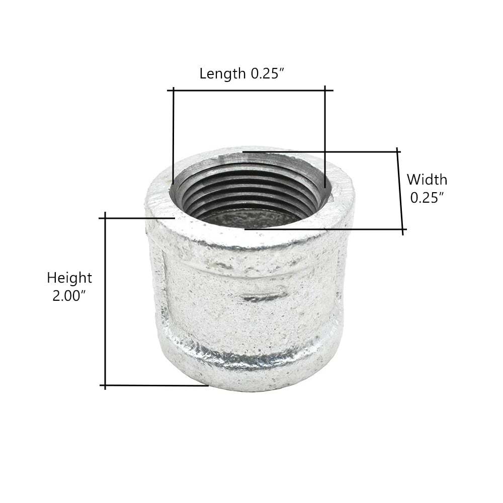 Thrifco 1/4 Inch Galvanized Steel Coupling - 5218018 | eBay