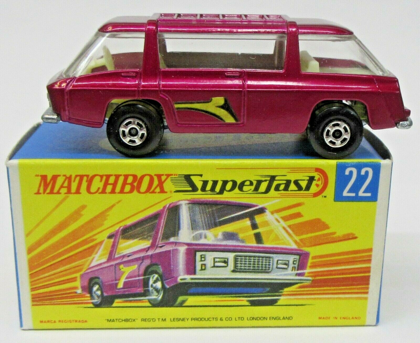 Matchbox Superfast 22 FREEMAN INTER-CITY COMMUTER metallic purple ...