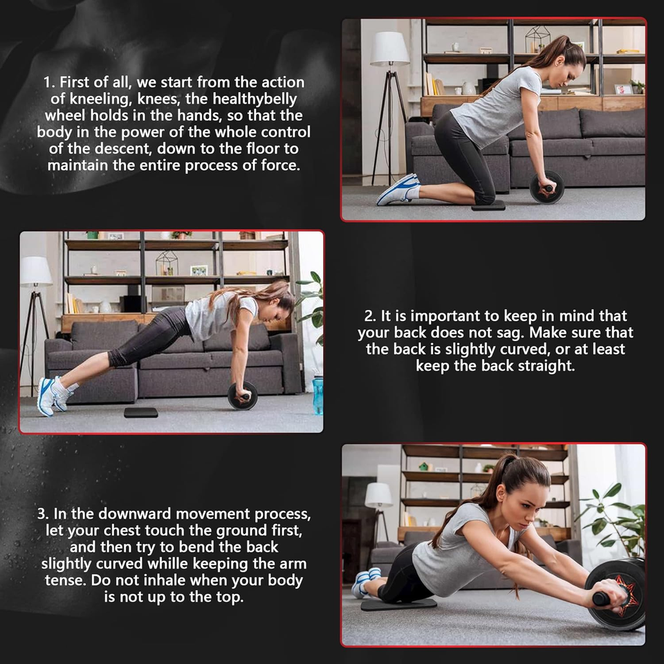 AB Roller Wheel - Ab Roller for Abdominal Workout and Core Strength ...