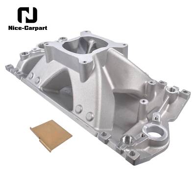 PC2033 Single Plane High Rise Intake Manifold For Chevy SBC 350 | eBay