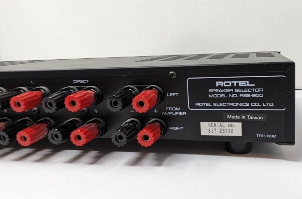 Rotel Rss-900 Switch Speaker Selector Distribution Tested Working for ...