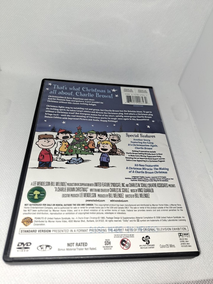 A Charlie Brown Christmas (DVD, 2008, Deluxe Edition) 883929006472 | eBay