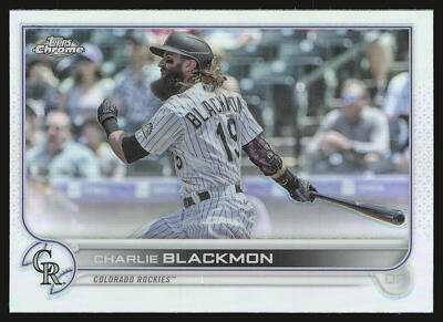 2022 Topps Chrome #37 Charlie Blackmon Refractor | eBay