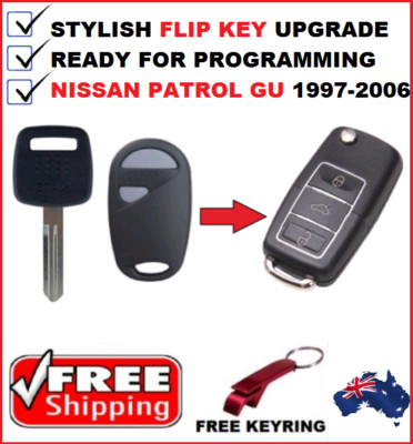 FITS NISSAN PATROL GU REMOTE CAR KEY 1997 1999 2000 2001 2002 2003 2004 ...