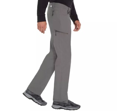 NEW ORVIS Men's Tech Pants 38x32 Comfort Stretch Water Resistant Gray ...