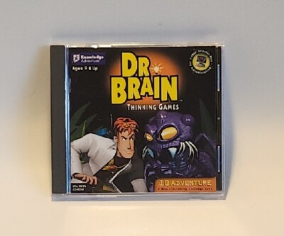 Dr. Brain Thinking Games IQ Adventure PC Video Game (CD-ROM, 1998) Win ...