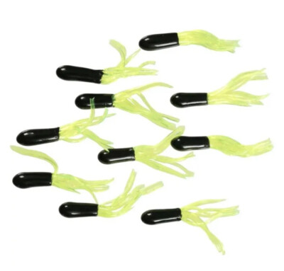 Tube Fishing Baits 1.5 Inch - CREME MINI TAIL - 3 PACKS -Crappie ...