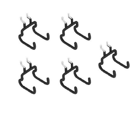 Heavy Duty Hooks Metal Pegboard Hooks Double Rod Design Fixable In ...