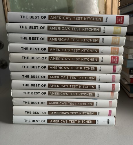 LOT OF “The Best Of Americas Test Kitchen” Cookbooks 12CT Hardcover | eBay