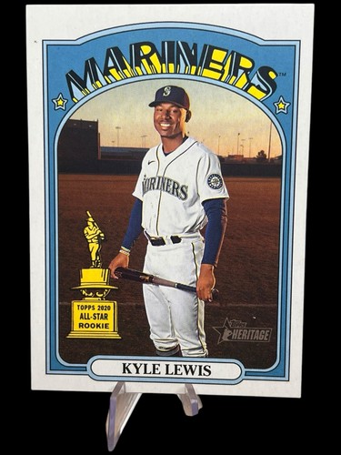 2021 Topps Heritage Kyle Lewis All Star Rookie Trophy #101 Seattle ...