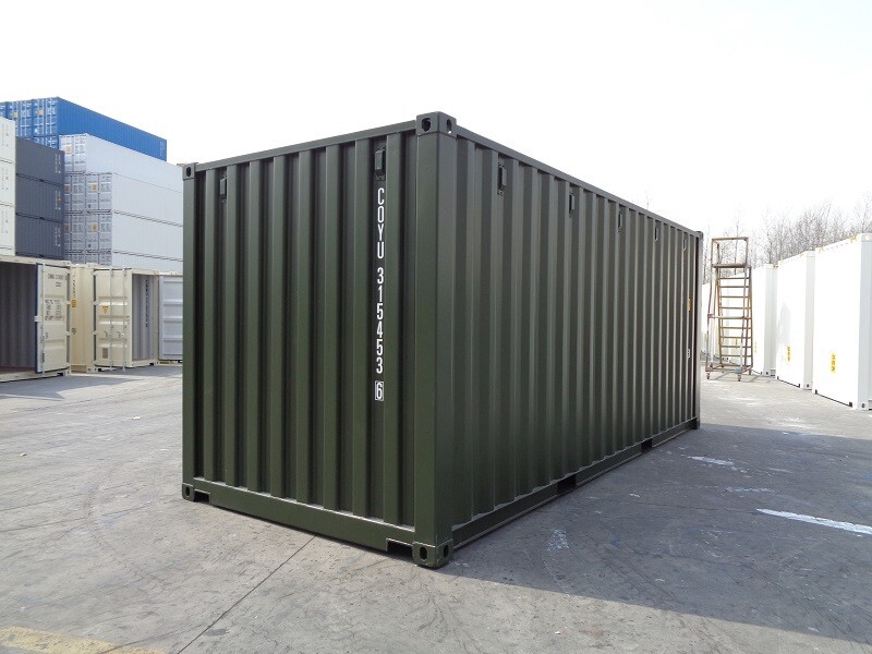Shipping Containers 20 ft RAL6007 01202-237162 Dorset £1985+vat easy ...
