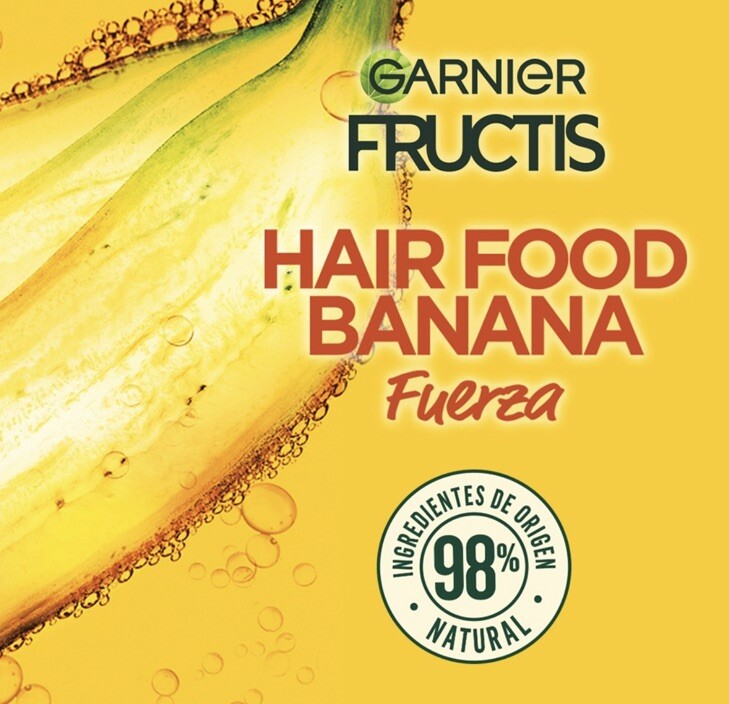 Kit Garnier Fructis Hair Food Banana Rutina Completa Pelo Débil Shampoo ...