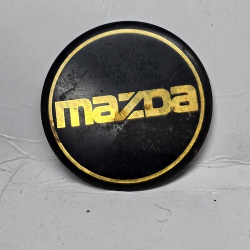 OEM MAZDA Emblem Badge Nameplate Logo Black / Gold Original Car Part | eBay