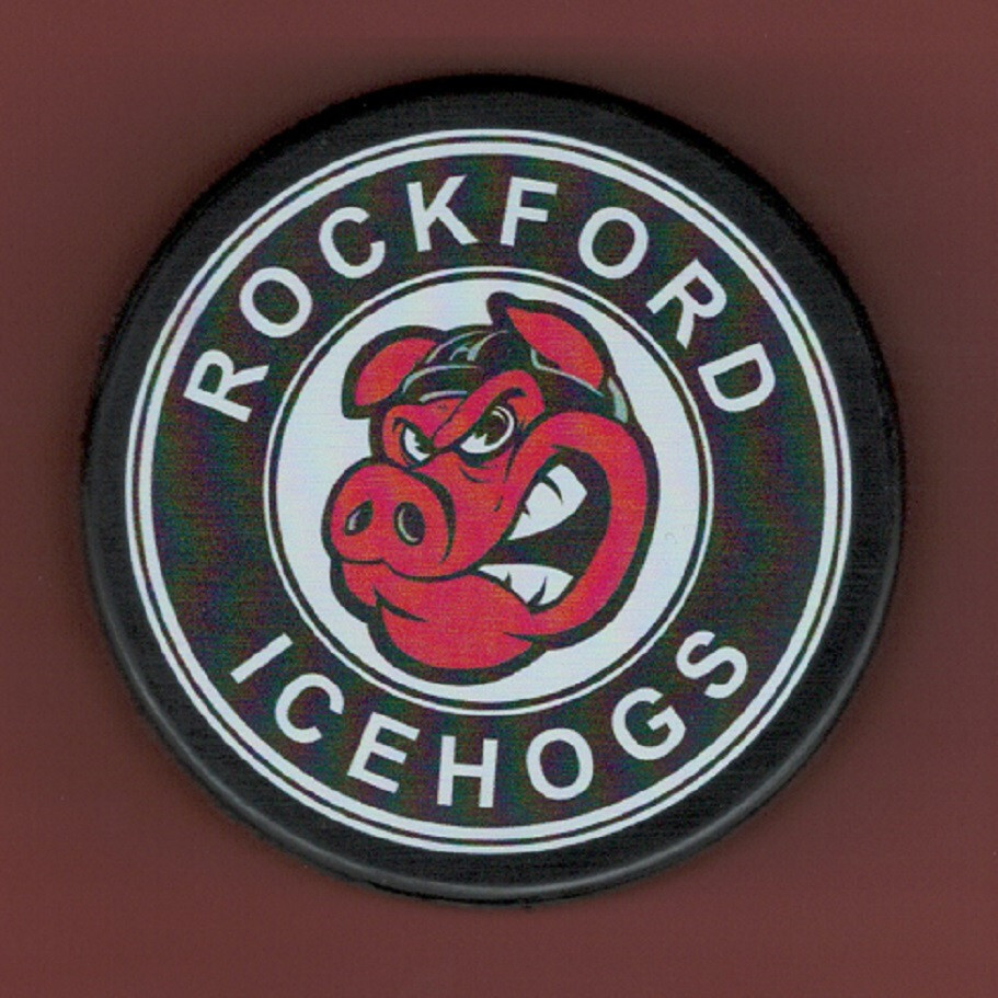 AHL TEAM LOGO style ROCKFORD ICEHOGS 2022-2023 PUCK - #2L_LAST1 | eBay