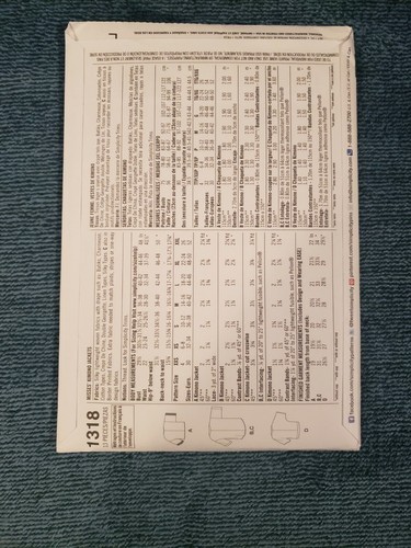 Simplicity Sewing Pattern 1318 Aka 0638 Fall Fashion Kimono Jackets ...