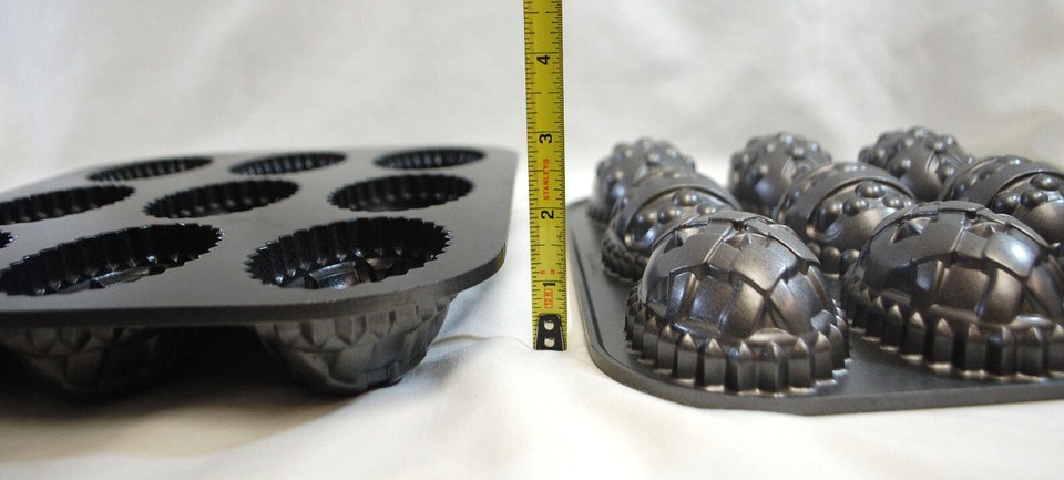 Nordic Ware Easter Egg Mini Cake Pans Cast Aluminum Set of 2 Pans T1097 ...