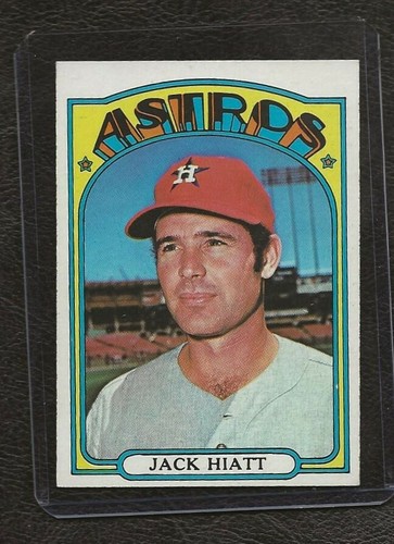 1972 Topps #633 Jack Hiatt, Houston Astros, NM! | eBay