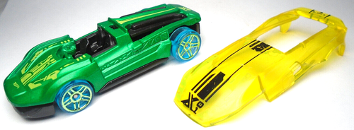 2018 HOT WHEELS EL VIENTO X-RAYCERS GREEN YELLOW 2 7/8" DIECAST CAR ...