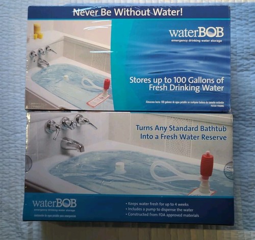 Water BOB Survival Emergency Drinking Fresh Water Storage 100-Gallons ...