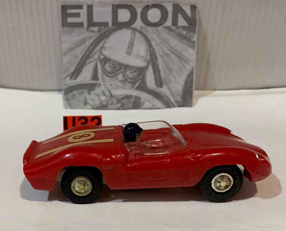 SLOT CAR ELDON 3841 Ferrari Testa Rosa #8 Rot | eBay