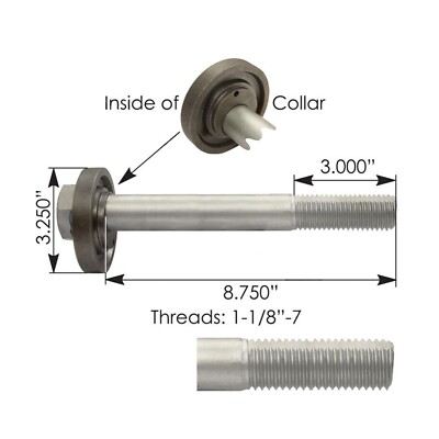 Bolt 1-1/8in-7 X 8-1/2in Neway MN95819 90508019 | eBay