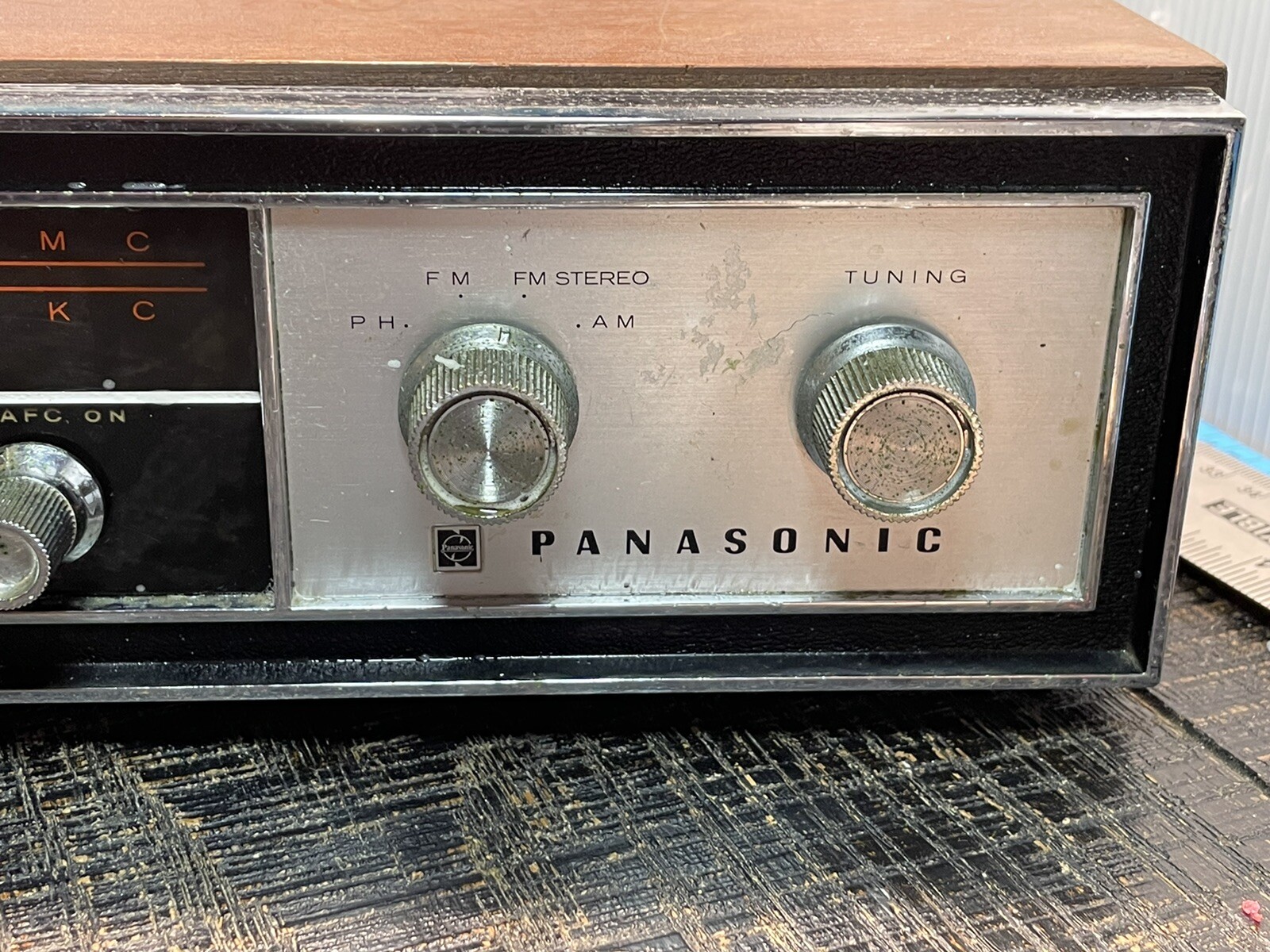 Vintage Panasonic AM/FM Stereo Receiver Tuner, Transistor Radio, RE ...