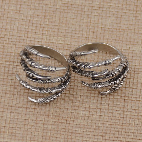 2Pcs Claw Dreadlock Clips Silver Color Dread Hair Accessories ...