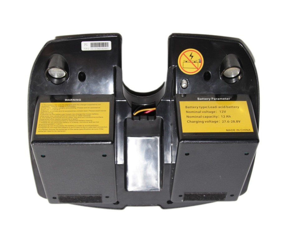 Battery Case w/2 Batteries For Electric 4 Wheel Mobility Scooter KRMS31 ...