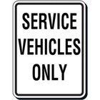 Service Vehicles Only Sign | eBay